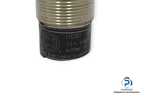 Ifm Iic207 Inductive Sensor Platinum International
