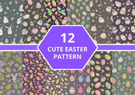 Cute Easter Seamless Patterns Graphic By Putra Art · Creative Fabrica