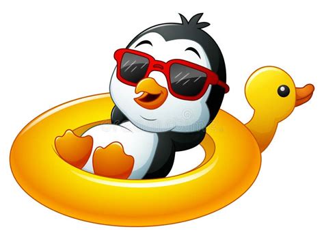Penguin Summer Stock Illustrations 2967 Penguin Summer Stock