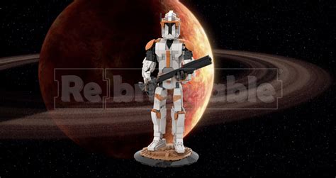 Lego Moc Ucs Clone Commander Cody By Raguidel Rebrickable Build