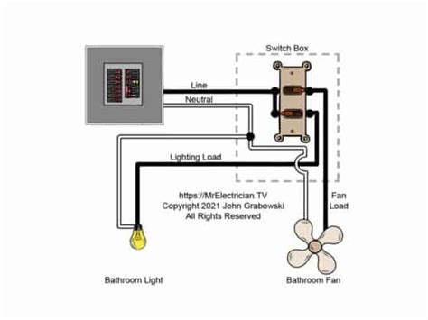 Adding Bathroom Fan Switch