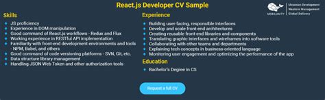 Ui Developer Resume Samples With React Js React Resumes