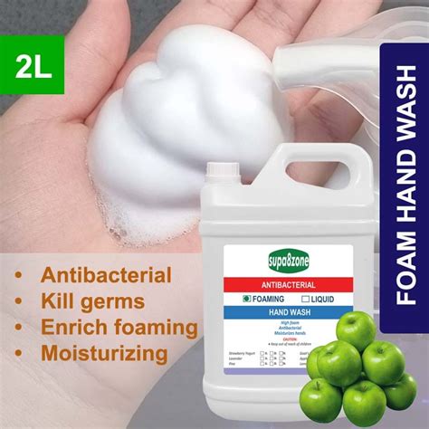 Foam Super8zone Antibacterial Foam Soap Liquid Hand Wash Bubblefoam
