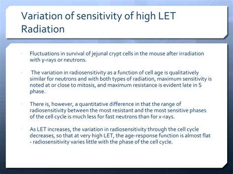 Radiosensitivity And Cell Age In Mitotic Cycle Pptx