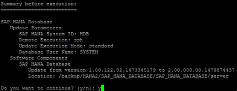 Technical Upgrade To Sap Hana 2 00 000 00 14798744 Sap Community