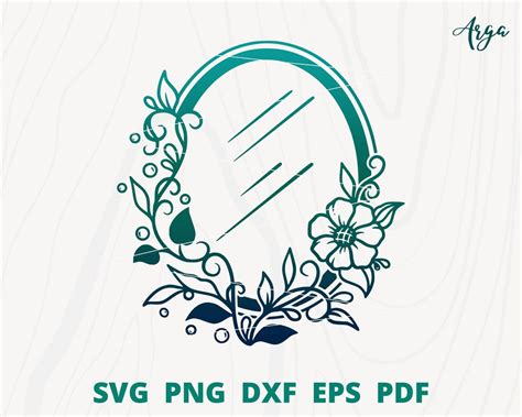Mirror Frame Svg Flower Mirror Svg Mirror Svg Mirror Clipart Hand