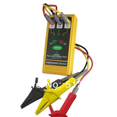 Tm 604 3 Phase Motor Rotation Tester In Testing Equipment From Tools