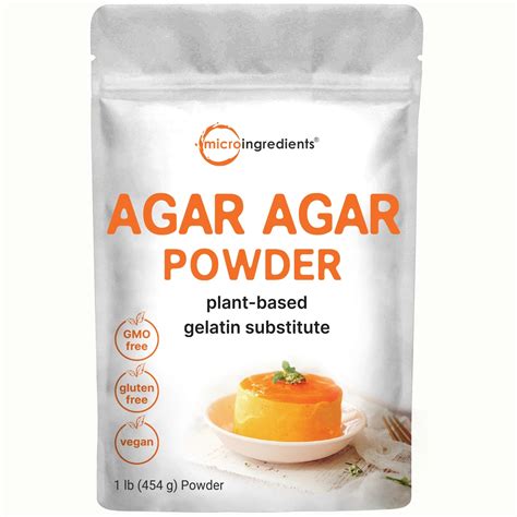 Micro Ingredients Agar Agar Powder 1 Pound