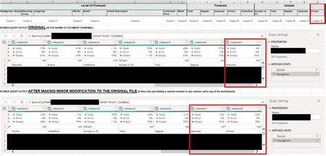 Powerquery Get Data From Excel Missing Last Col Microsoft