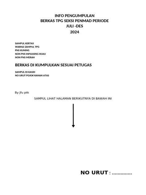 Sampul Berkas Tpg Seksi Penmad Juli Des 2024 Pdf