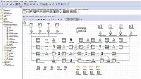 Plant Simulation VSM 价值流仿真