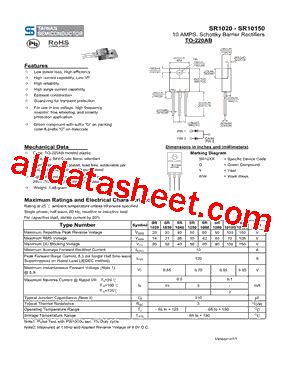 SR Datasheet PDF Taiwan Semiconductor Company Ltd