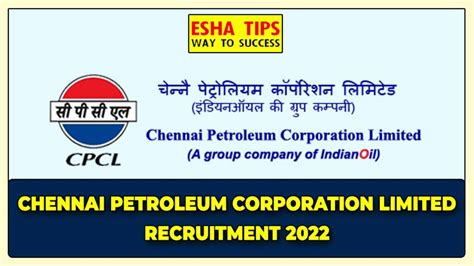 Cpcl Recruitment 2022 Executives 22 Vacancies Apply Online