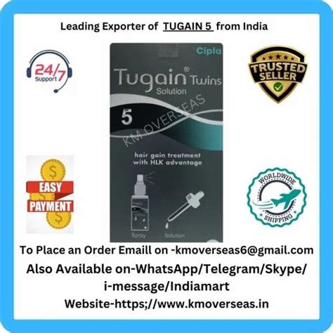 Tugain 5 Solution For It Is Used In Hair Treatment 5 W V At Rs 650