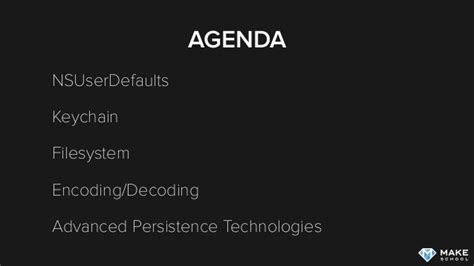 Persistence On Ios