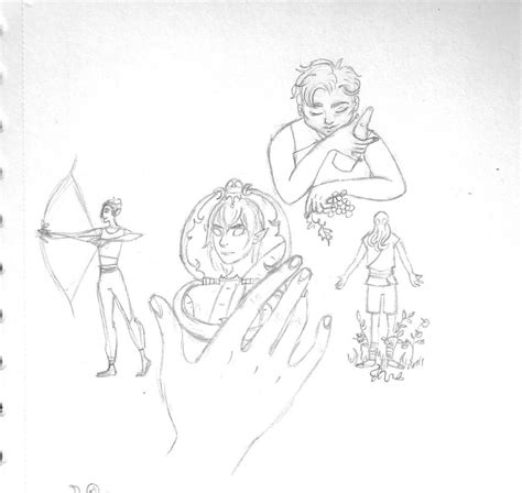 Table Sketches From Our Monk Training Level Up Montage In The Arcas Campaign See Comments For