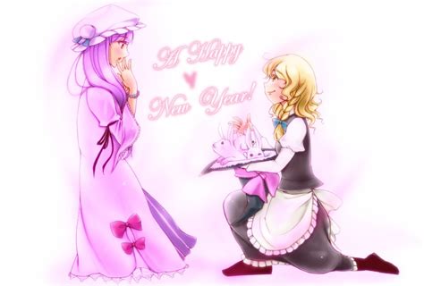 Kirisame Marisa And Patchouli Knowledge Touhou Drawn By Nashizuki Danbooru