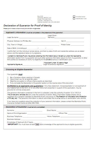 Free 25 Guardian Declaration Forms Download How To Create Guide Tips