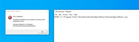 can t get quickminer to launch using task scheduler or batch file