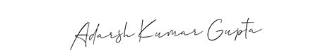 78 Adarsh Kumar Gupta Name Signature Style Ideas Superb Online Autograph
