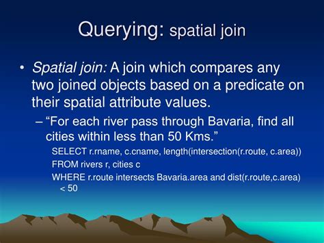 Ppt An Introduction To Spatial Databases Powerpoint Presentation