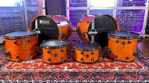Ddrum Dominion Ash Pocket Shell Pack 2009 Anaheim Orange Reverb