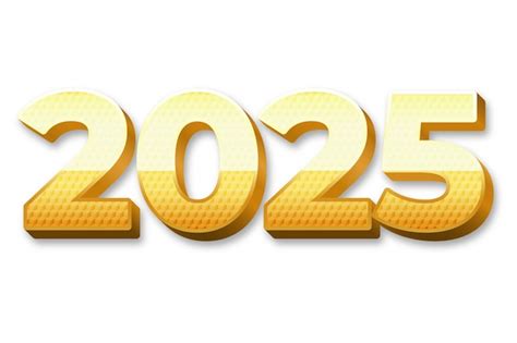 2025년 황금 새해 일러스트레이션 무료 Psd 파일