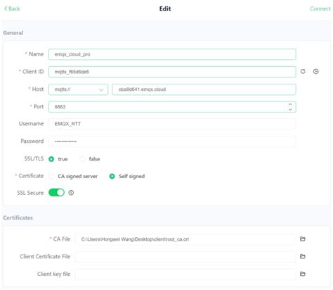 rt thread 使用 tls ssl 连接到 emqx cloud emq