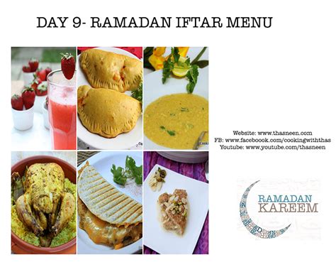 Day 9 Ramadan Iftar Recipes Iftar Menu Cooking With Thas Healthy