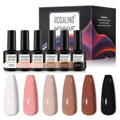 Rosalind Gel Nail Polish Set जेल ने‌ल पॉलिश Aadhyacollections Gadag