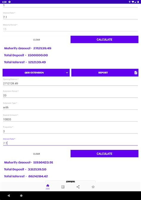 Ppf Calculator Ppf Account Financial Calculator Apk For Android Download