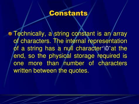 Ppt Constants Variables And Data Types Powerpoint Presentation
