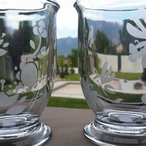 Etched Glass Coffee Mugs Etsy