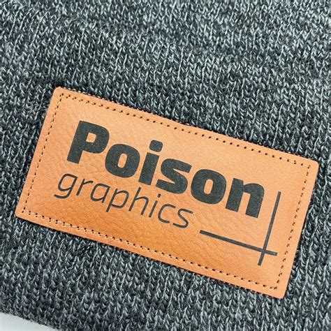 Custom Leather Patch Toques Free Shipping Canada Wide