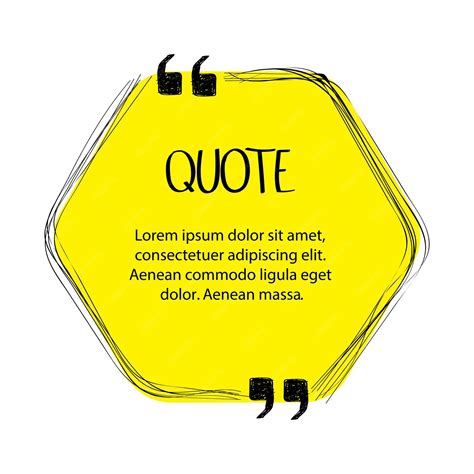 Premium Vector Hand Made Speech Bubble Quote Frame Big Set Freehand