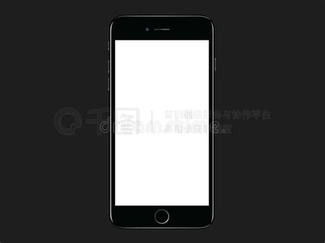 黑色高清图片 黑色边框白色屏幕的智能手机 黑色边框白色屏幕的智能手机图片免费下载 5165207704 千图网pro
