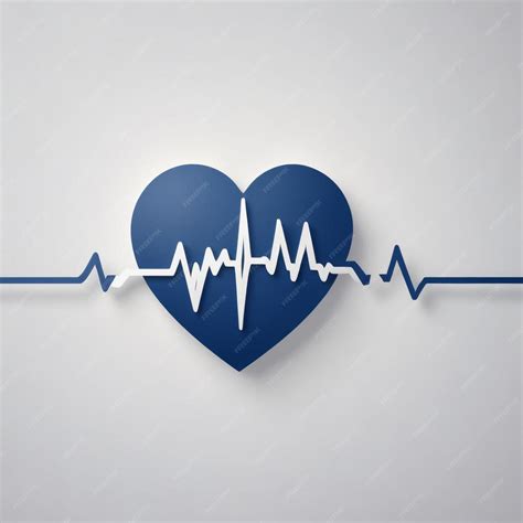 Rhythmic Heartbeat A Visual Illustration Of A Heartbeat Waveform