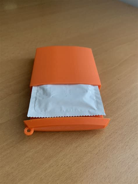 Stl File Condom Case Keychain 🗝️ ・3d Printing Template To Download・cults