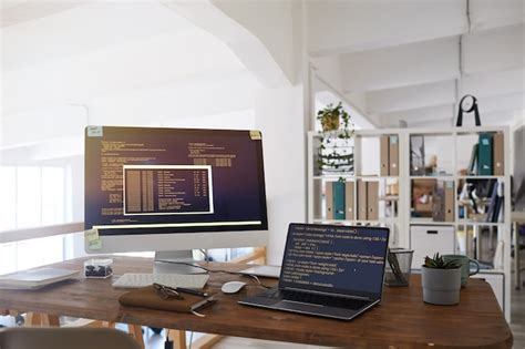 Premium Photo Background Image Of Black And Orange Programming Code On Computer Screen And