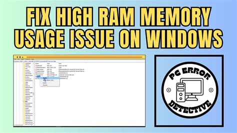 How To Fix High Ram Memory Usage Issue On Windows 10 Resolve Now Youtube