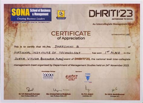 Dharshini B On Linkedin Businessplan Innovation Teamwork Dhriti23