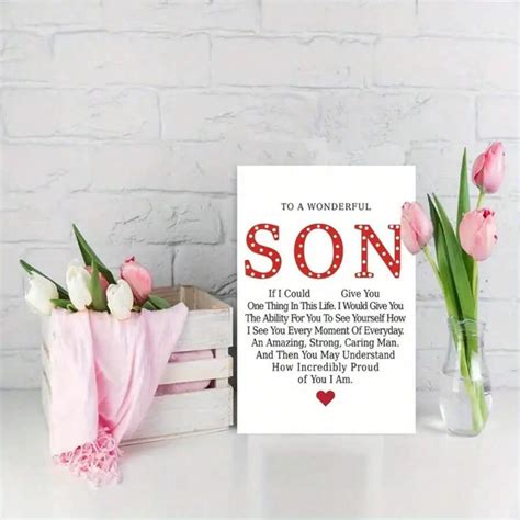 Cherished Son Birthday Card Heartfelt Greetings From Mom And Dad