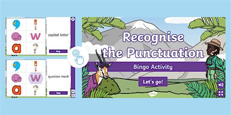 Punctuation Marks Ks1 English Bingo Activity