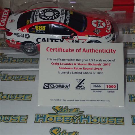 Classic Carlectables 143 Scale 888 22 Holden Vf Commodore 2017