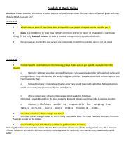 VERY IMPORTANT DBA GUIDE MODULE 3 HISTORY Rtf Module 3 Study Guide Directions Please Complete