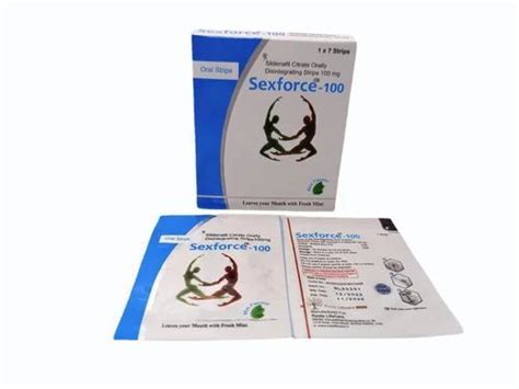 100 Mg Sexforce Sildenafil Tablet At ₹ 159strip Nagpur Id