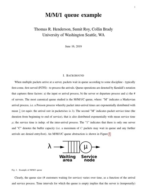 Mm1 Queue Example Download Free Pdf Statistical Theory Teaching