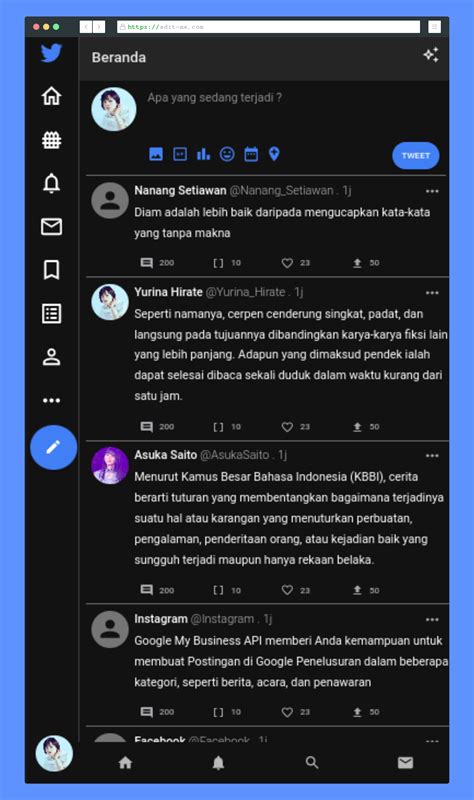Github Livingdollstwitter Material React Js Twitter Ui Clone