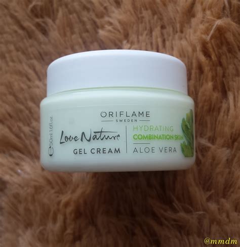 Oriflame Love Nature Cremă Gel Hidratantă Pentru Tenul Mixt Cu