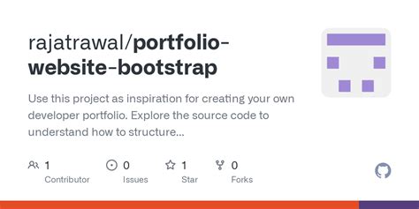 GitHub Rajatrawal Portfolio Website Bootstrap Use This Project As Inspiration For Creating